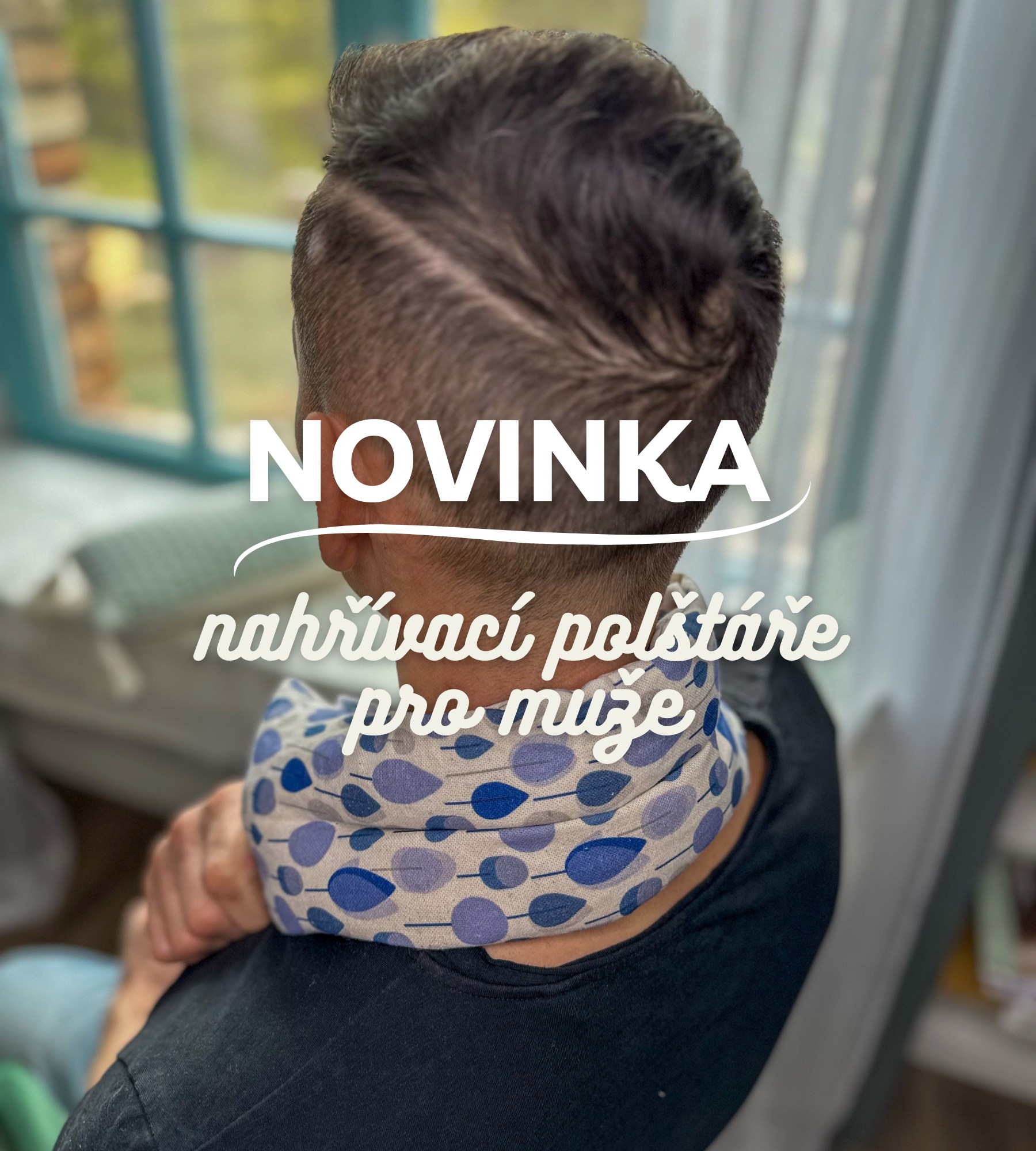 pánský nahřívací polštář - proti bolesti zad